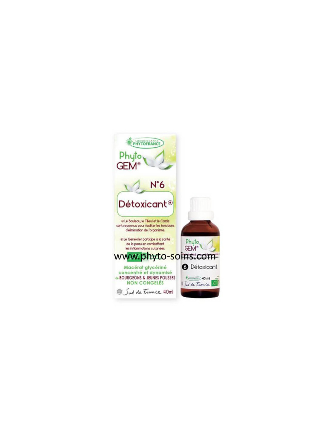 Phyto'gem détoxicant, un mélange de bourgeons dépuratifs