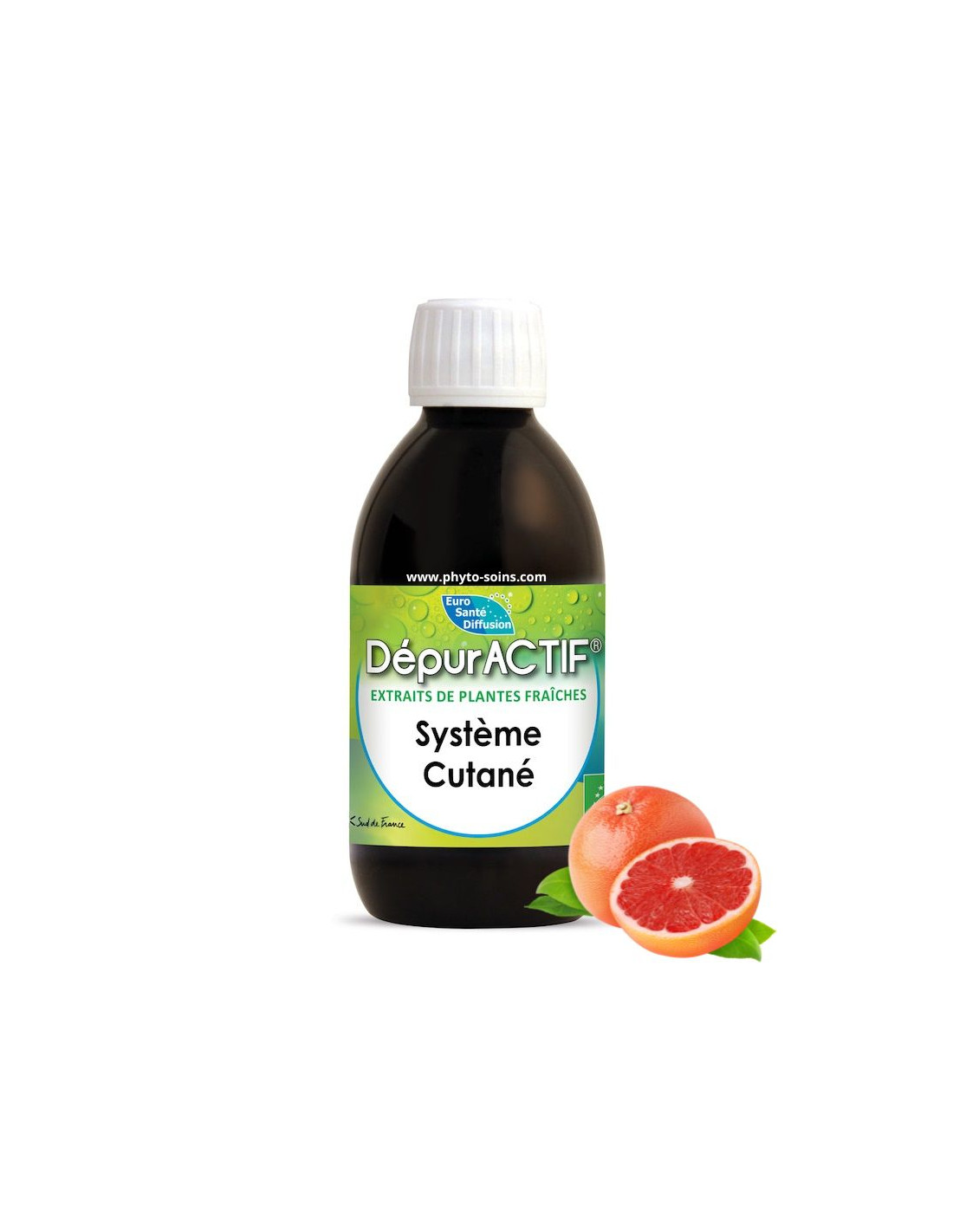 pépins de pamplemousse et plantes BIO pour traiter l'acné